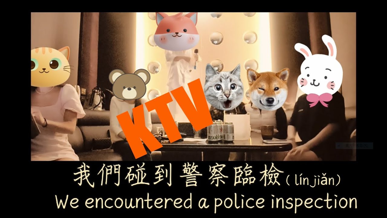 【趣味生活】我们在KTV碰到警察临检/We encountered a police inspection at the KTV. # ...
