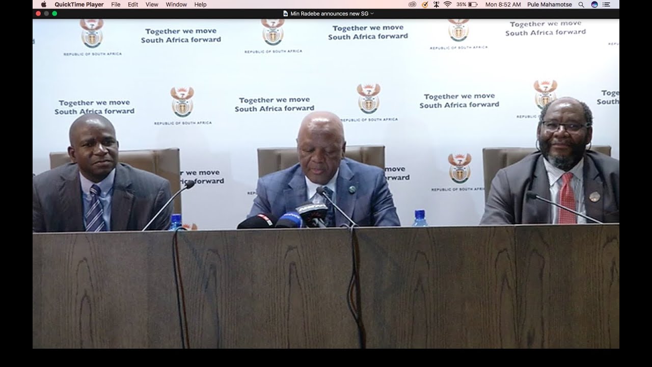 Minister Jeff Radebe announces New Statistician General - Risenga ...