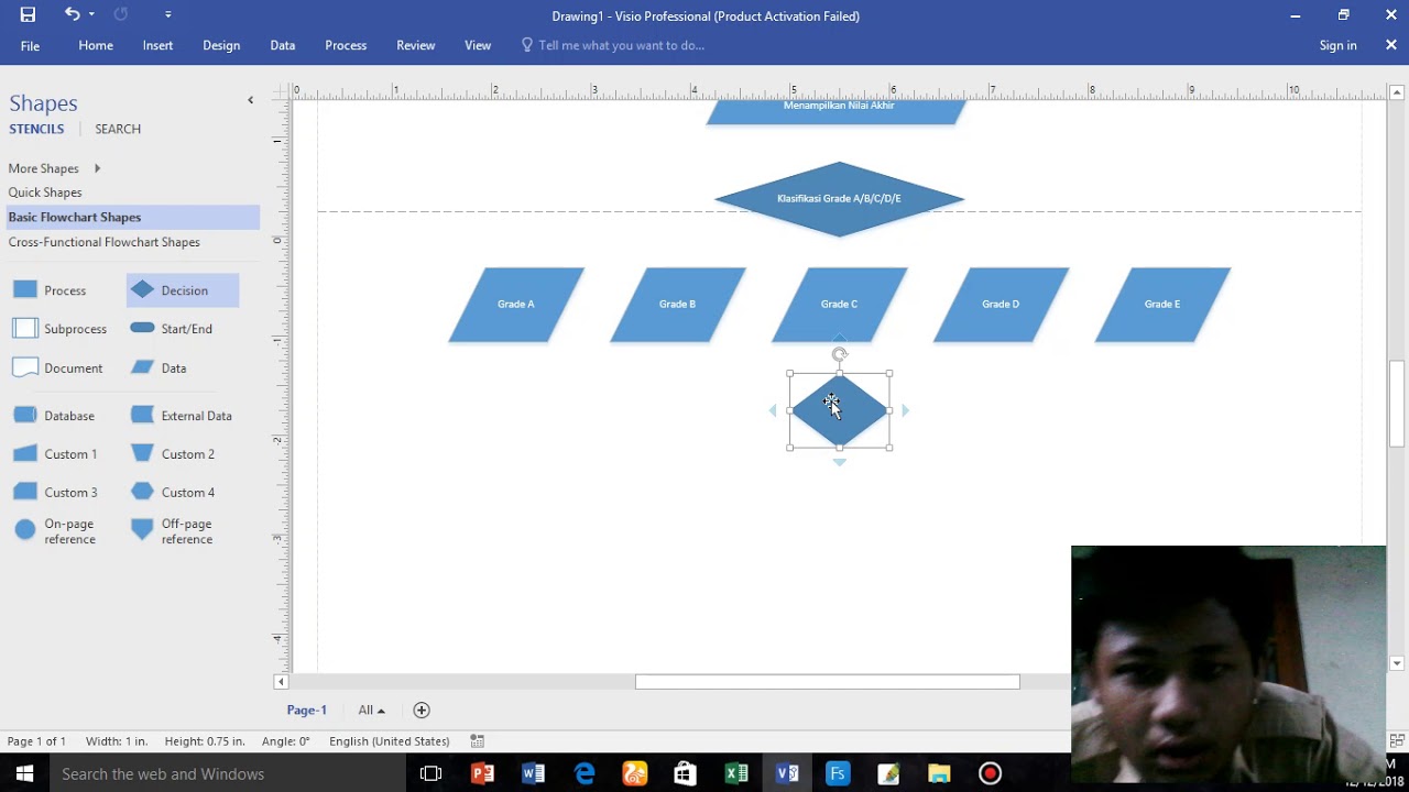 Membuat struktur Pendataan Nilai Siswa SMKN 22 Jakarta menggunakan ...