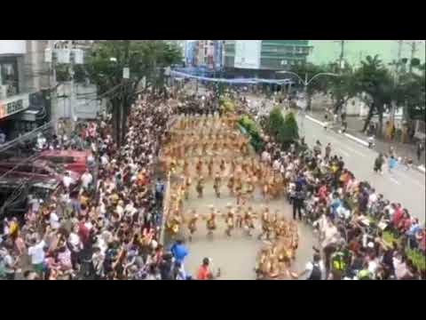 Tribu Lumad Basakanon's snake formation of the Sinulog sa Kabataan 2023 - YouTube