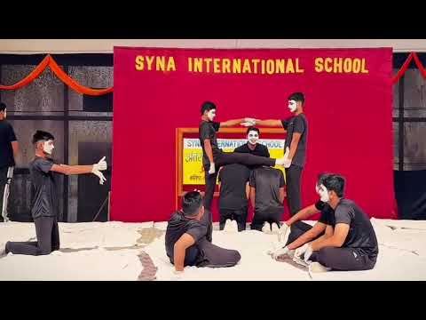 mime on save water by students of syna international school - YouTube