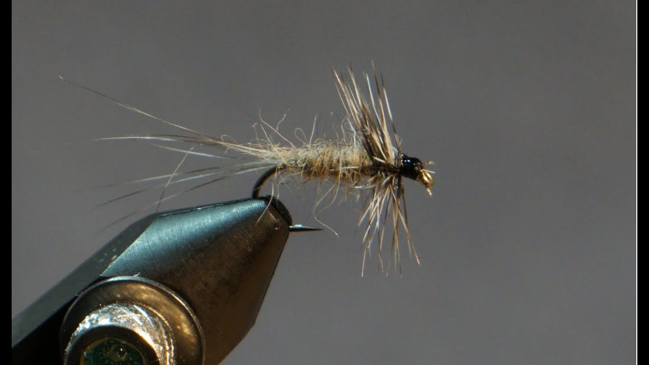 Adams Midge - dry fly - YouTube