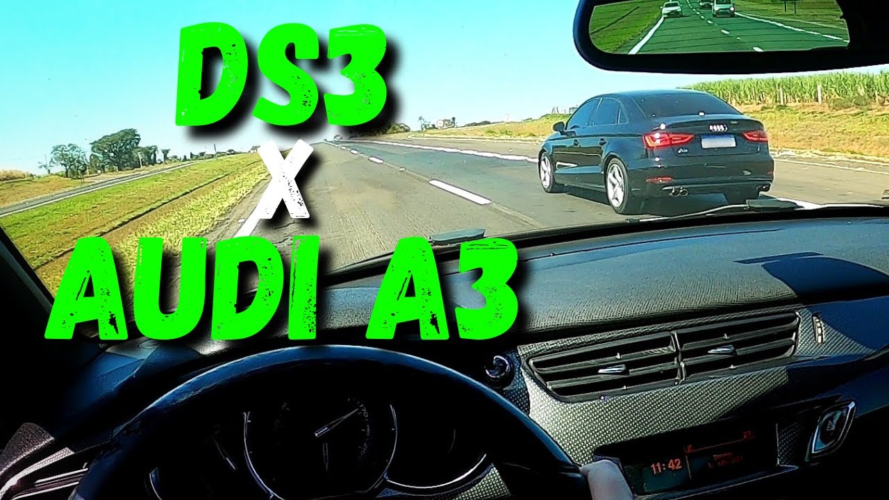CITROEN DS3 E AUDI A3 ACELERANDO TUDO - QUAL ANDA MAIS? - YouTube