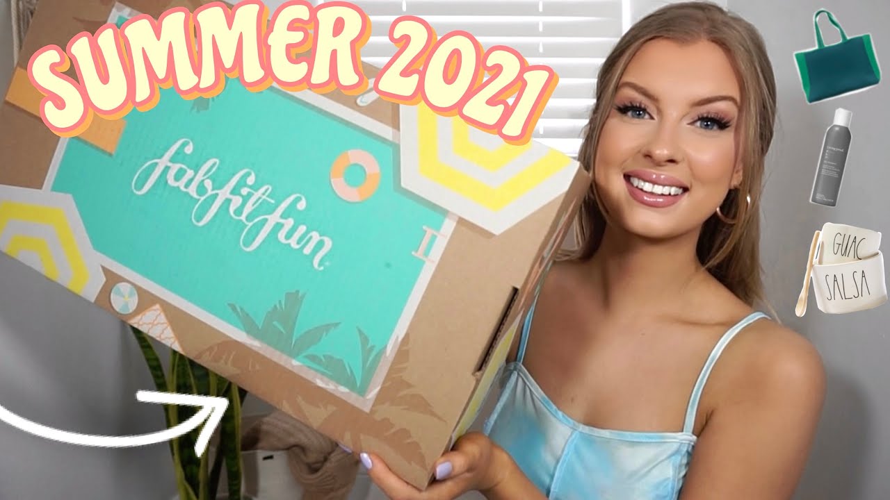 FABFITFUN SUMMER 2021 UNBOXING! Are the products actually good? - YouTube