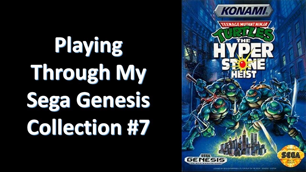 Playing Through My Sega Genesis Collection #7 - Teenage Mutant Ninja ...