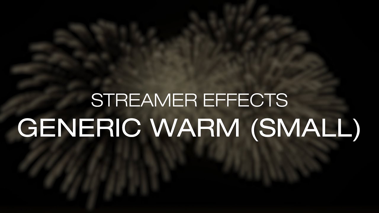 FWSim - Fireworks Custom Components: Streamer - Generic Warm (Small ...