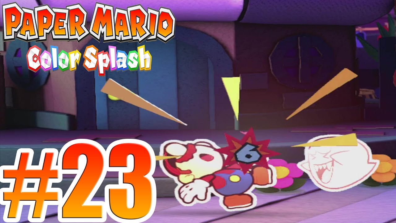 Paper Mario Color Splash Gameplay Walkthrough Part 23 + Gamepad Capture ...
