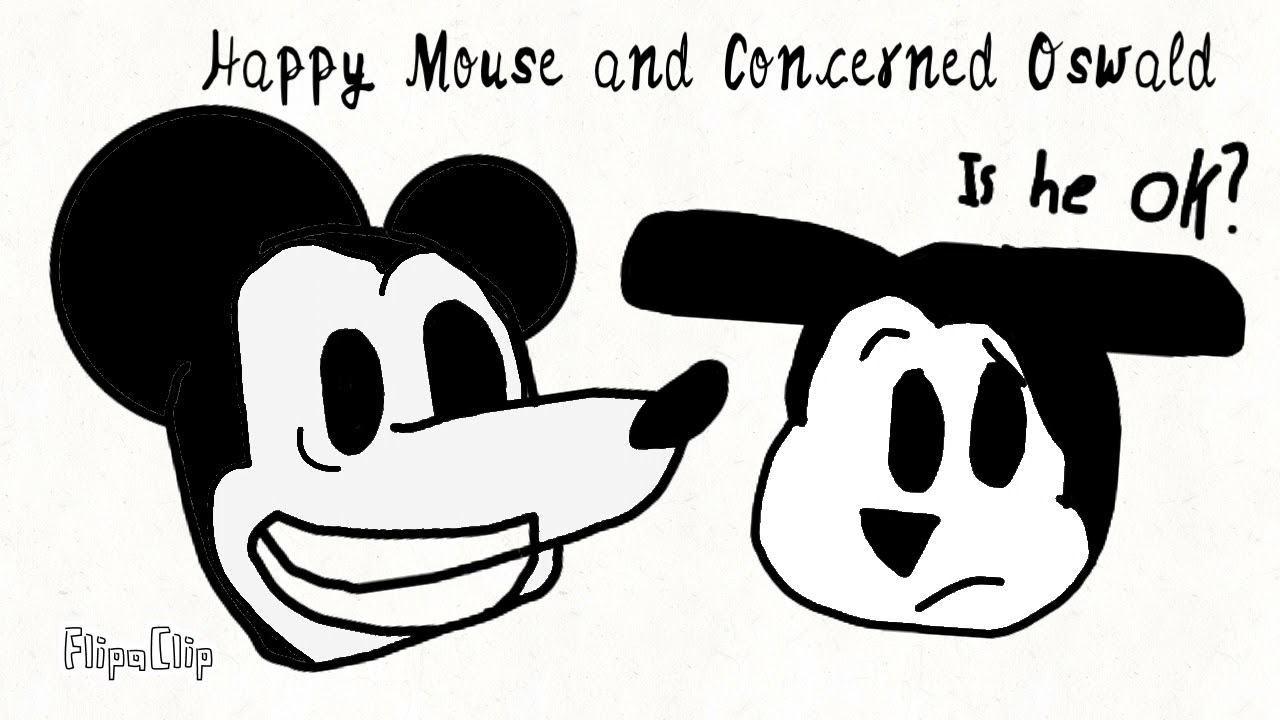 FNF icons: Mickey vs Oswald version! - YouTube