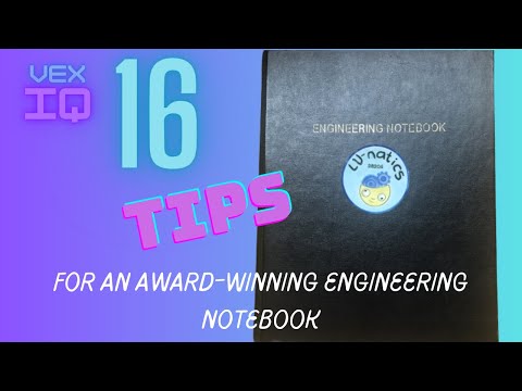 16 Tips For Creating An Award-Winning VEX Engineering Design Notebook ...