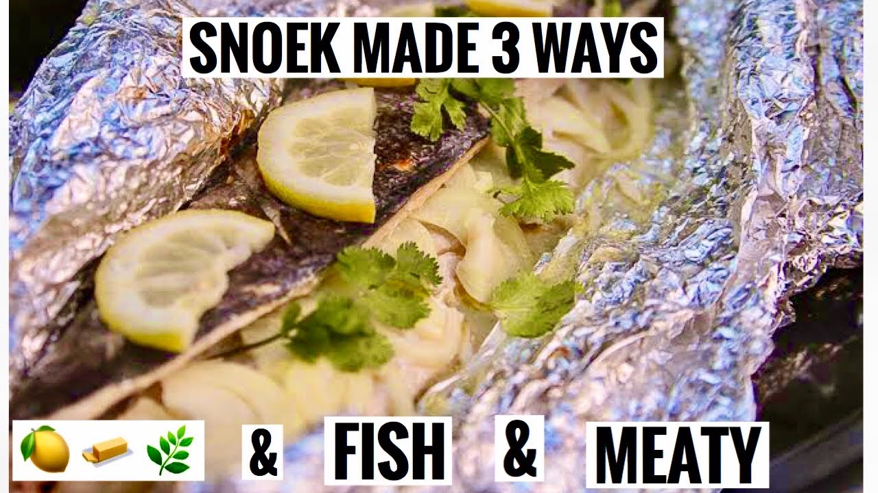Stuffed fish braai recipes | Snoek fish made 3 ways | South African ...