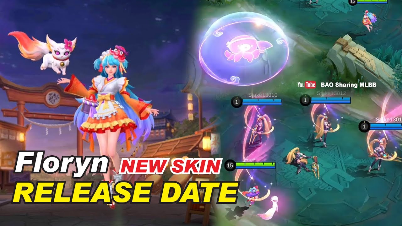 Floryn Summer New Skin RELEASE DATE ( Yatai Waitress ) Mobile Legends ...