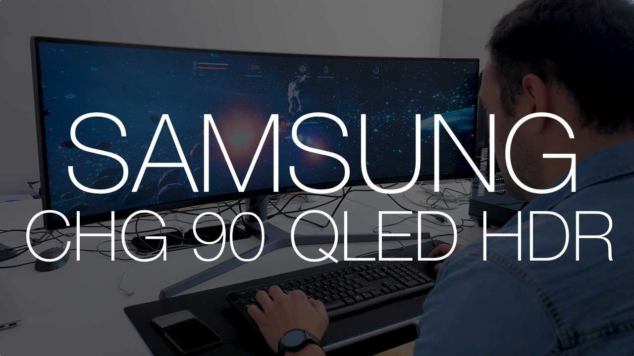 Superszeroki Samsung CHG 90 - 32:9 zamiast dwóch monitorów - YouTube