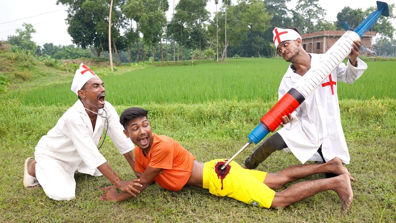 Must Watch New Comedy Video 2022 New Doctor Funny Injection Wala Comedy ...