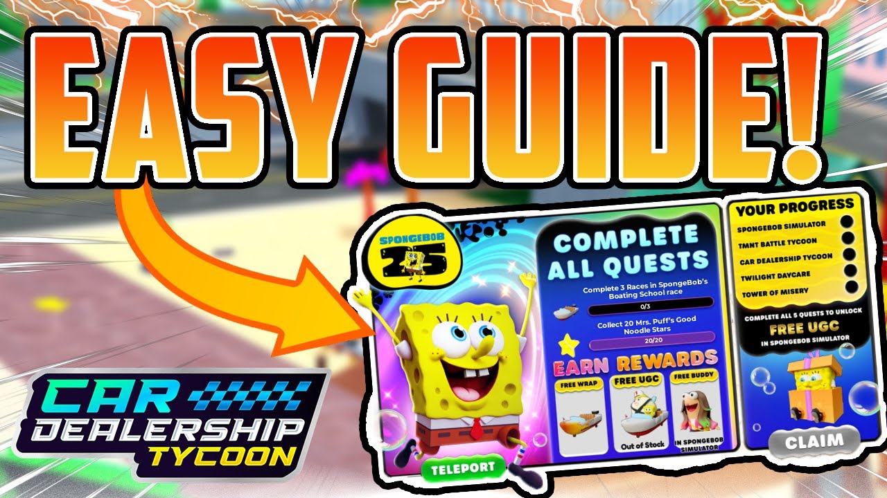 How To Get The FREE UGC ITEM In Car Dealership Tycoon! (EASY GUIDE ...