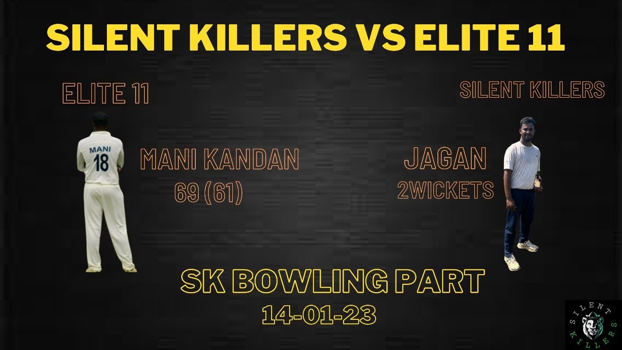 Manikandan 50* of 49 BALLS|| Great Batting against Silent Killers bowling attack| - YouTube