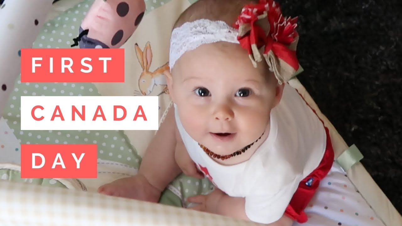 Baby's First Canada Day | Canada 150 - YouTube