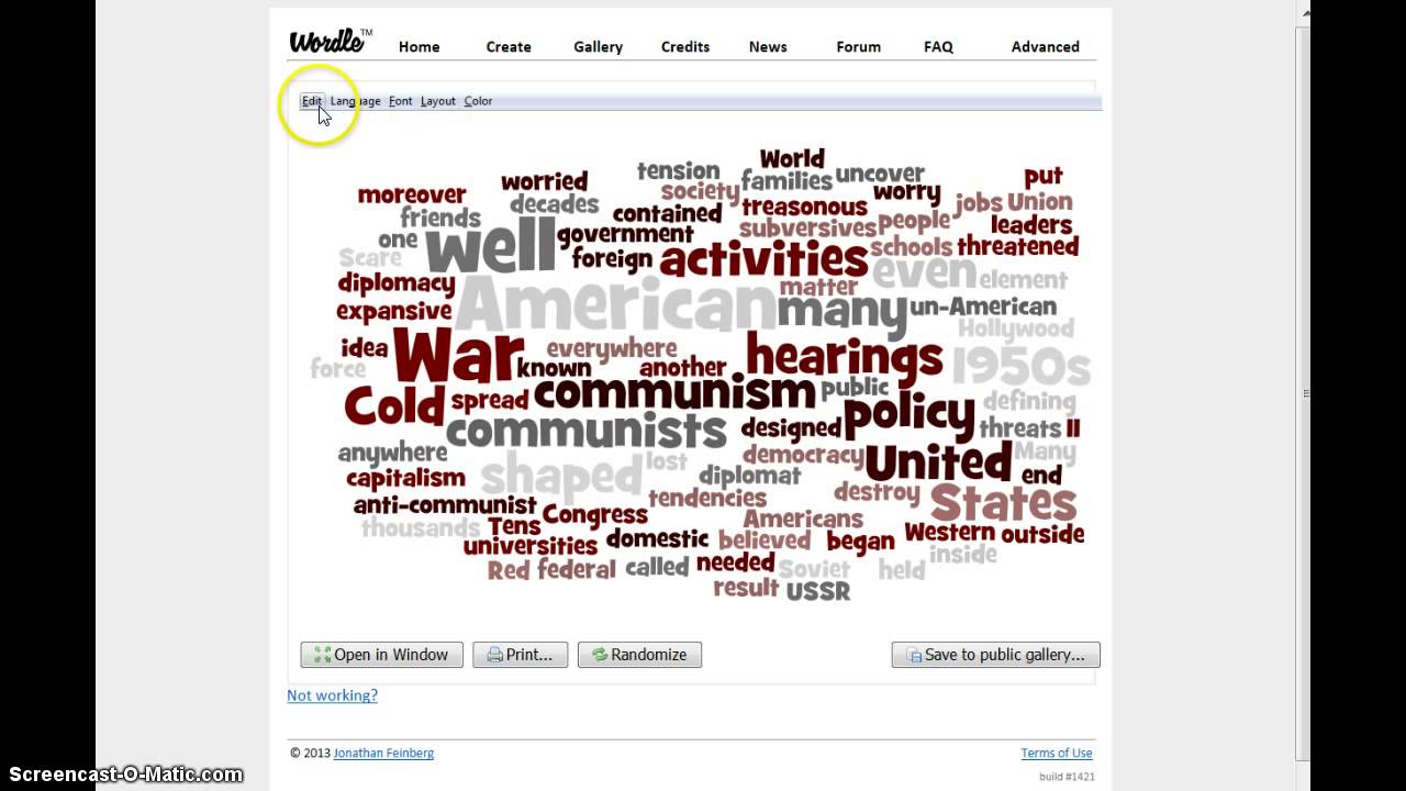 Wordle and word clouds Tutorial - YouTube