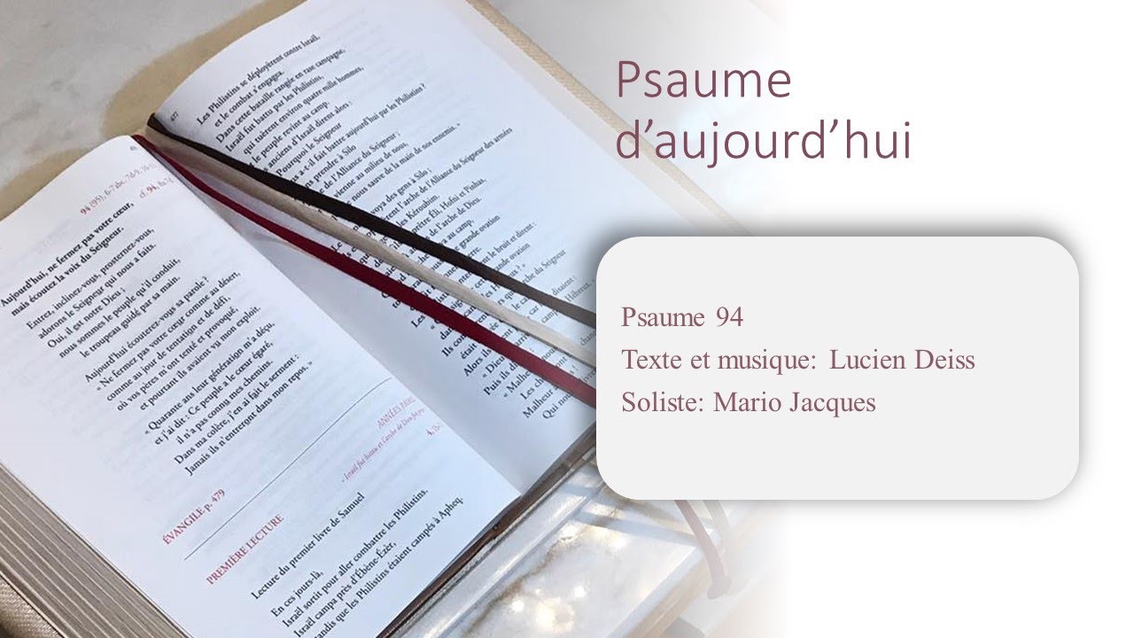 Psaume 94 - Ne fermez pas votre cœur - YouTube