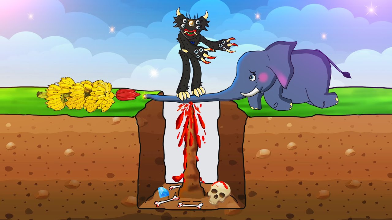 Killy Willy Tries to Cheat Elephant | Funny Animation 🤣🤣🤣 - YouTube