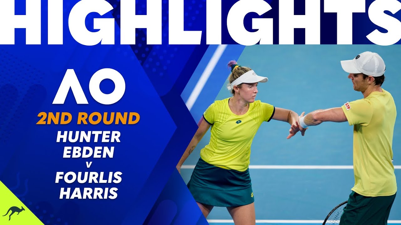 Hunter & Ebden v Fourlis & Harris - 2024 Australian Open: Round 2 ...