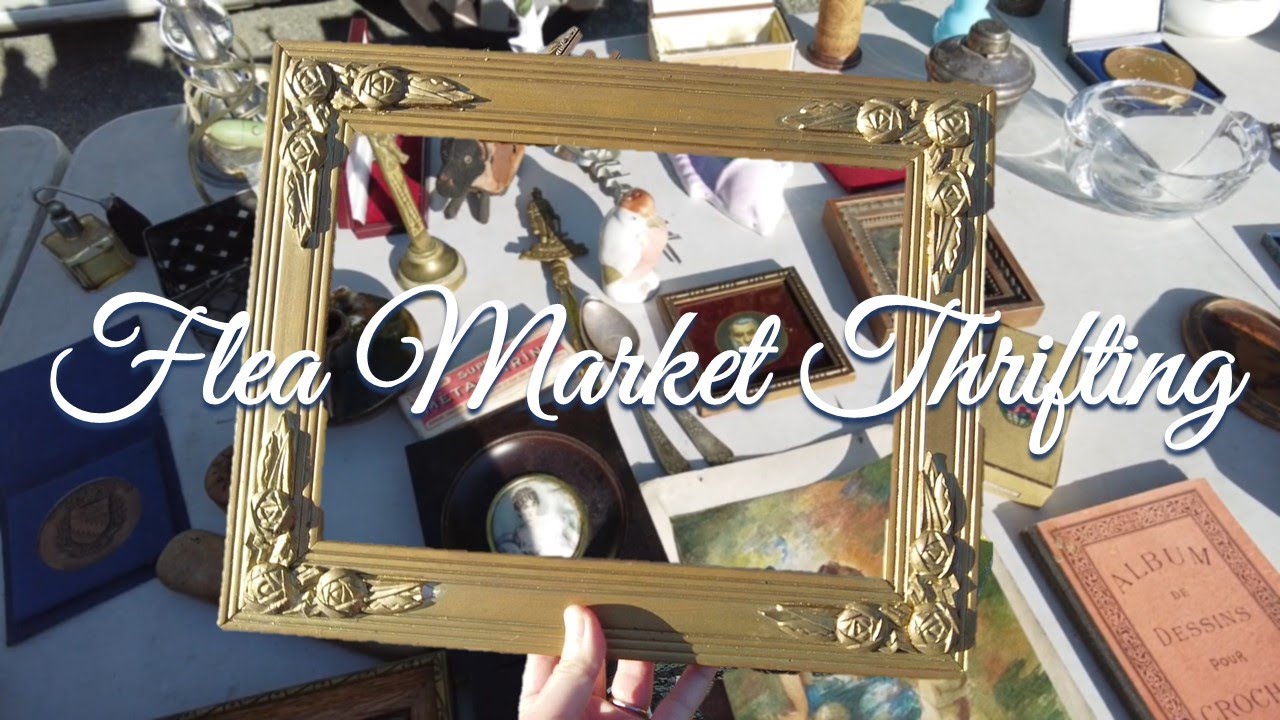 Thrifting Antiques & Vintage at Flea Market # 41 Haul Old drawing book ...