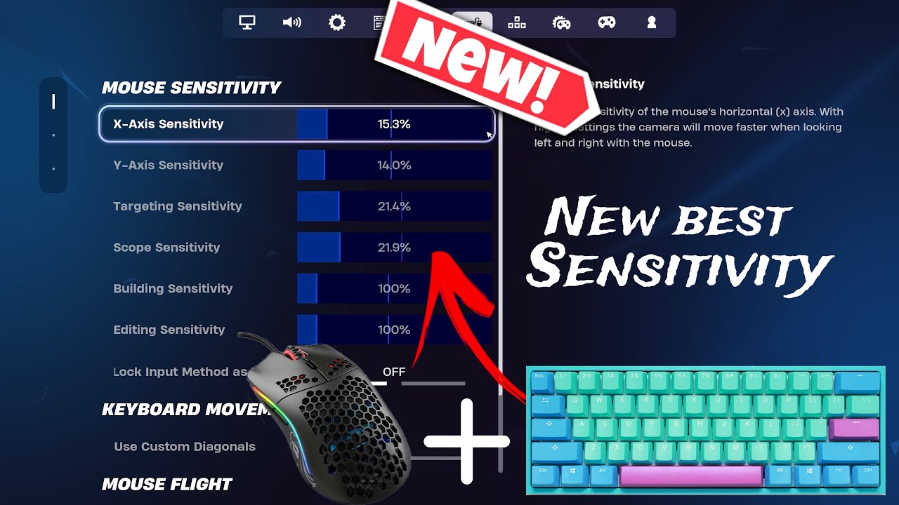 Best keyboard + mouse setting (chapter 5 season 2) - YouTube