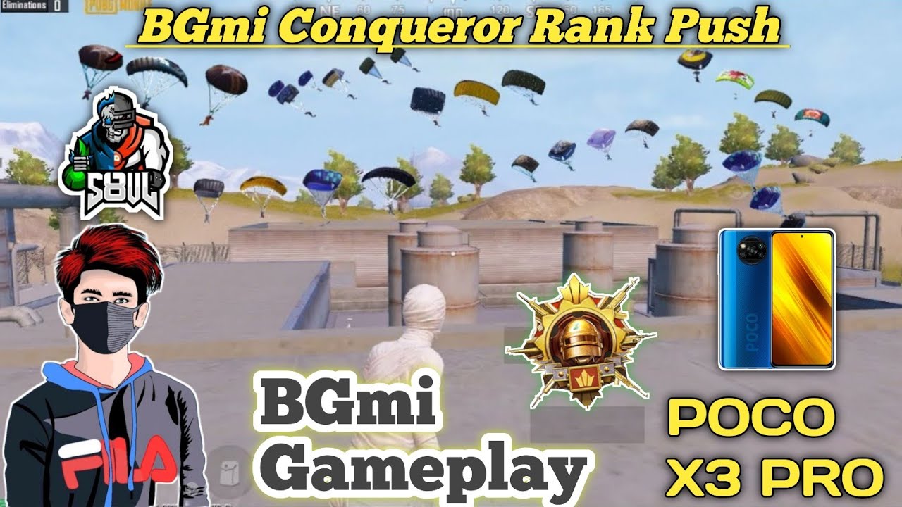 How do you push ranks in BGMI Conqueror || MAX GAMING OP @8bitMAMBA # ...