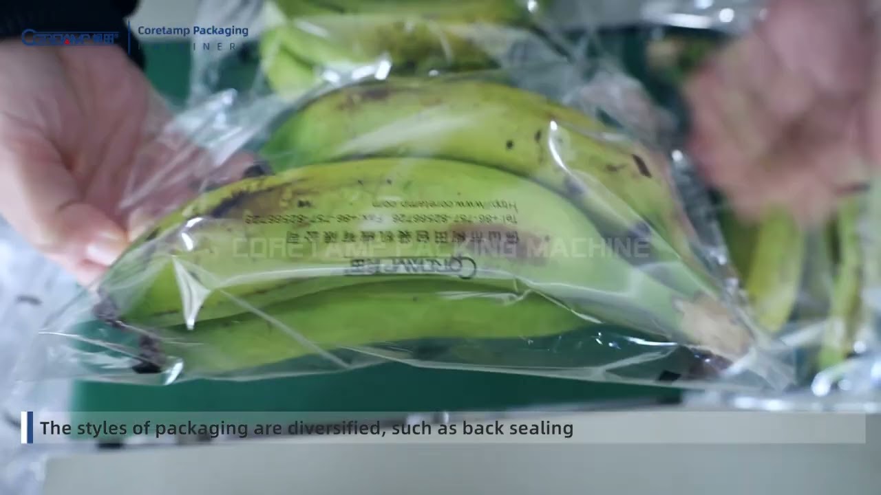 Automatic Smart Fresh Banana Packing Machine - YouTube