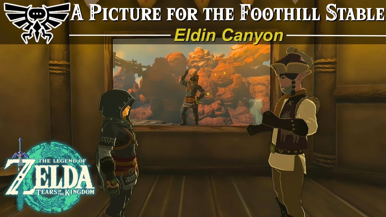 A Picture for the Foothill Stable Side Quest | Zelda, Tears of the ...
