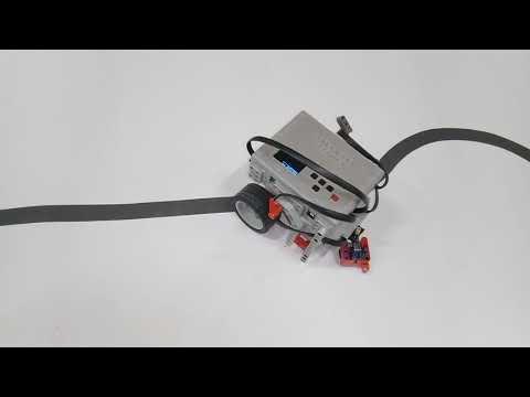 Open-Cube Demo | Line follower with EV3 sensors - YouTube