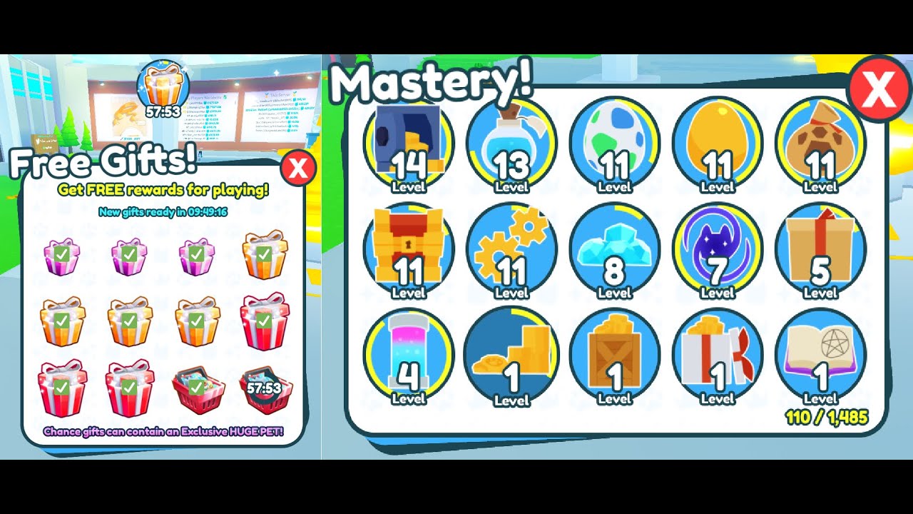 New Pet Sim X Update! Gifts + Mastery! - YouTube