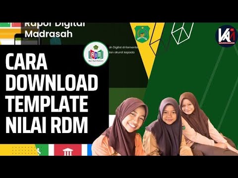 tutorial cara download template nilai RDM 2024 - YouTube