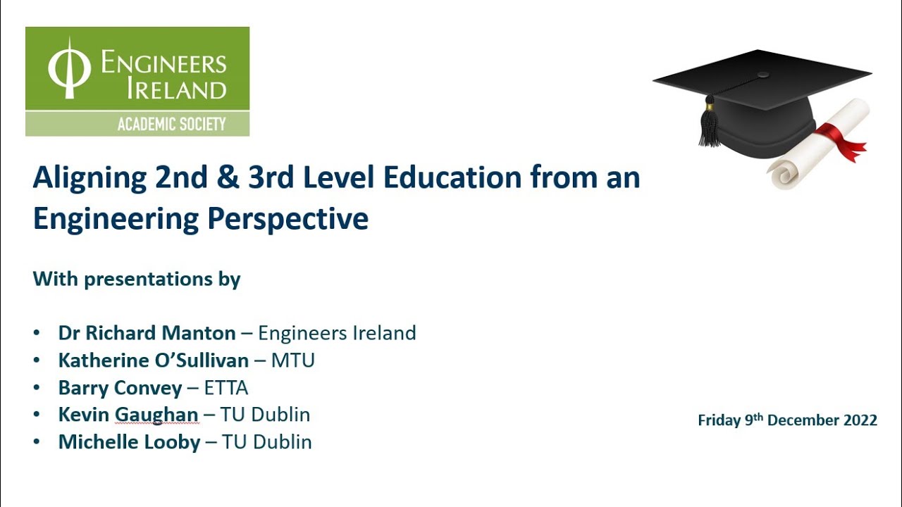 Aligning 2nd and 3rd Level Education from an Engineering Perspective ...