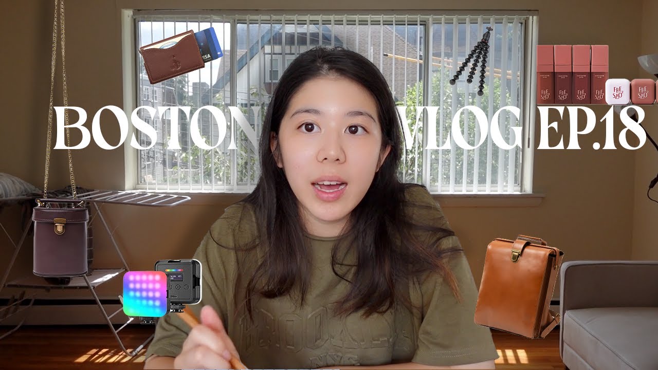Boston Vlog Ep.18 | 告別初次租屋的家 | 開箱近期最愛的質感包包+拍攝器材 - YouTube