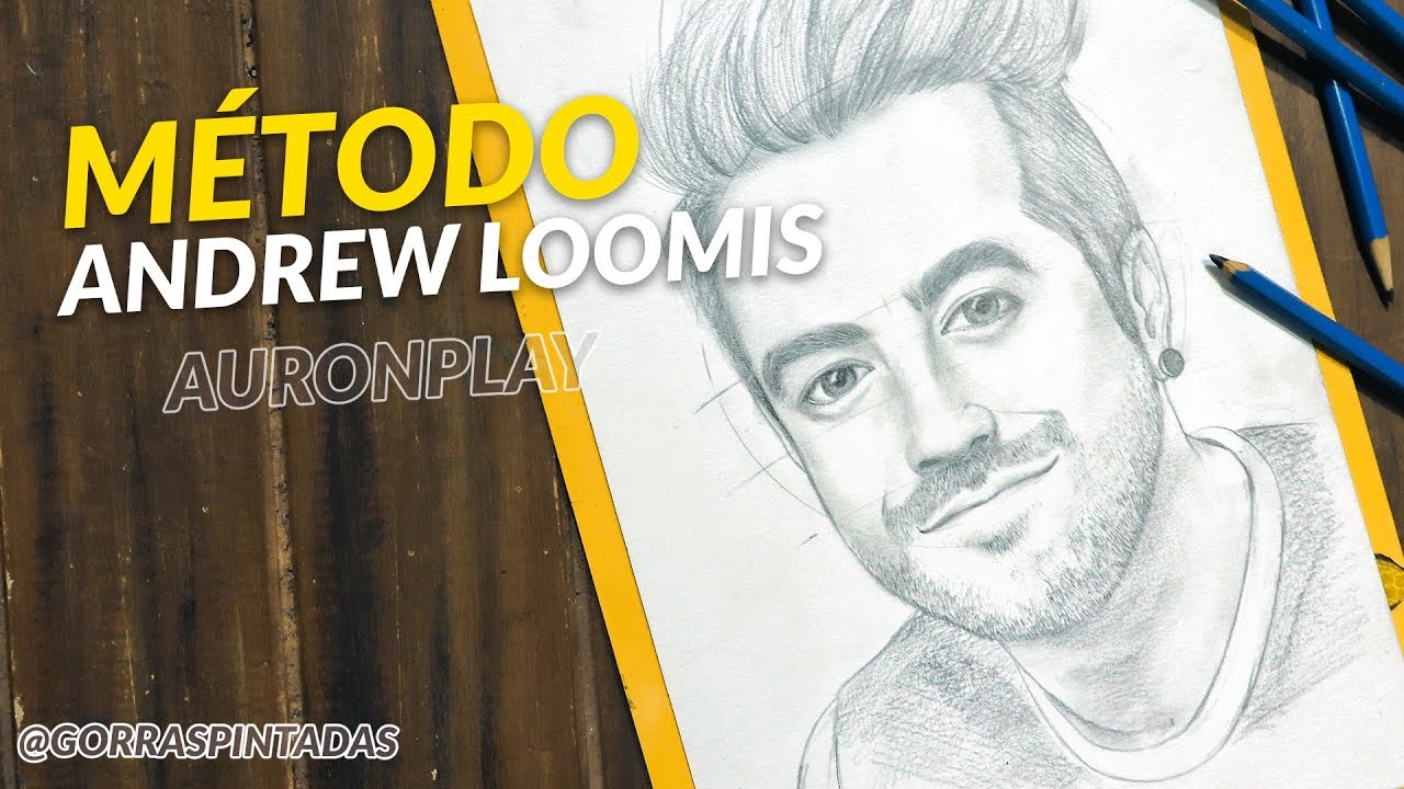 COMO DIBUJAR A AURONPLAY CON EL MÉTODO DE LOOMIS - YouTube