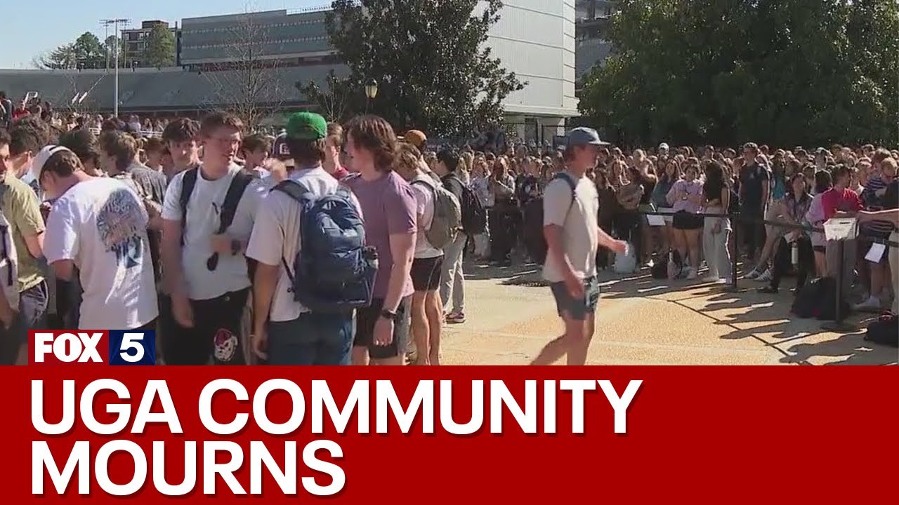 Vigil to remember Laken Riley, Wyatt Banks | FOX 5 News - YouTube