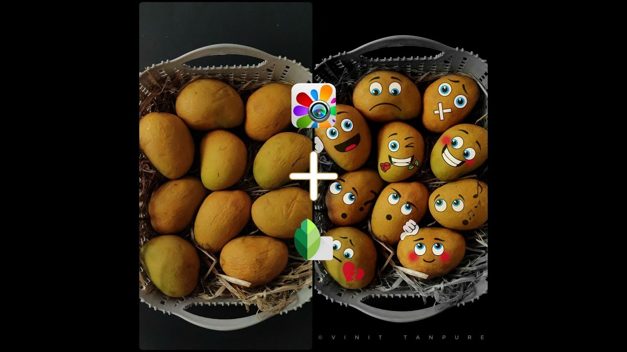 How to add emojis (stickers) to the photo | Snapseed | Photo Studio ...