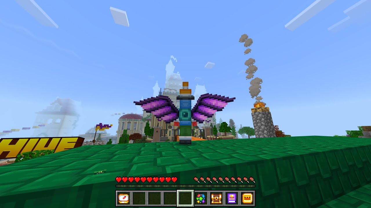 How To Get The New Hive Ender Wings Back Bling - YouTube