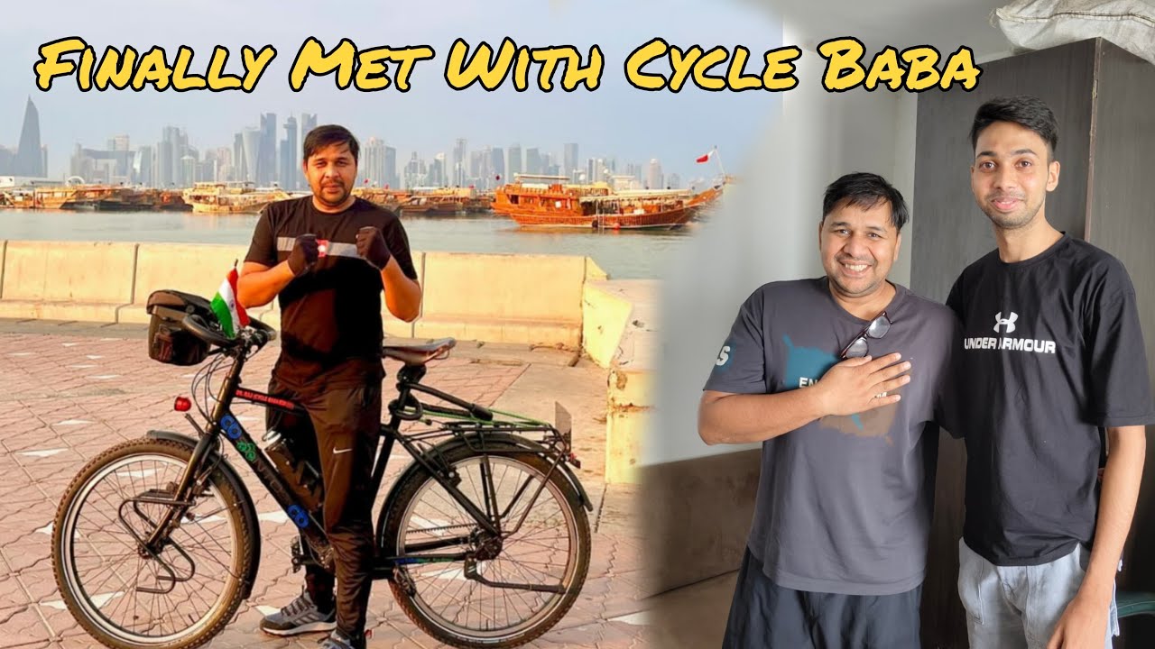 Meet up with Cycle Baba Dr. Raj | @cyclebaba and @RidingWithAjju meet ...