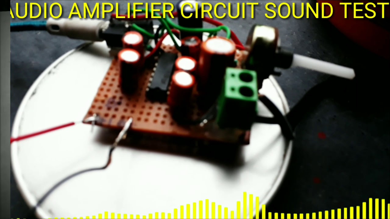 Low cost(50rs) simple 5v audio amplifier board .100% working circuit ...