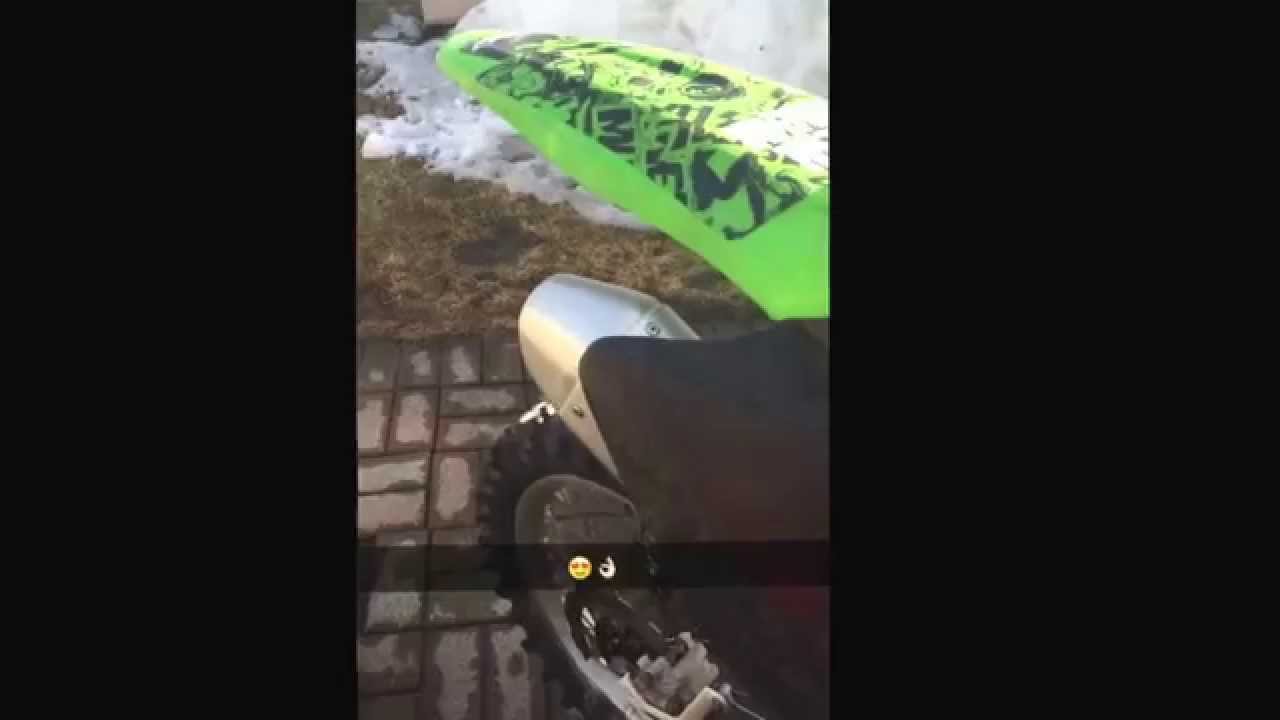Exhaust sound of 07 KX450F - YouTube