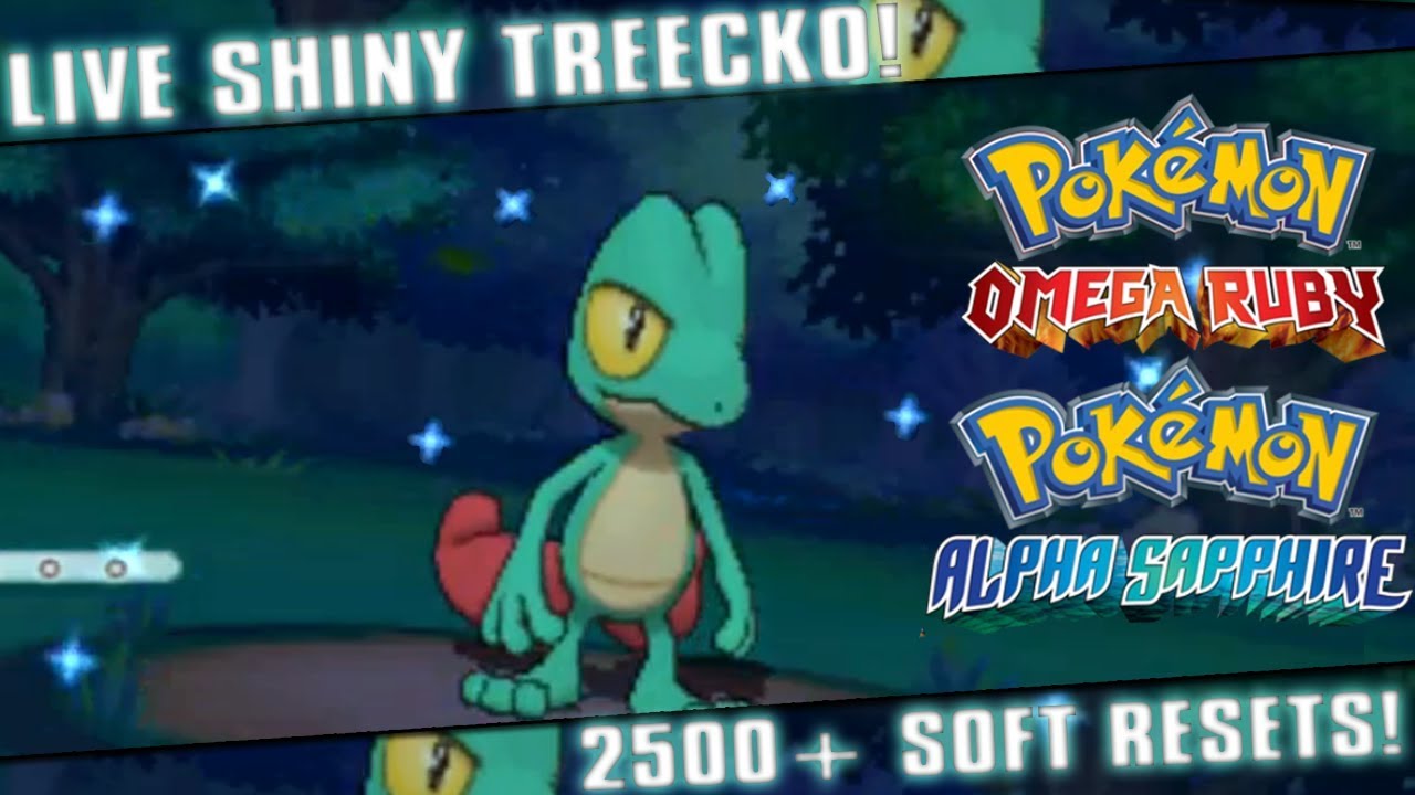 Shiny Hunting Treecko Starter LIVE #6 - YouTube