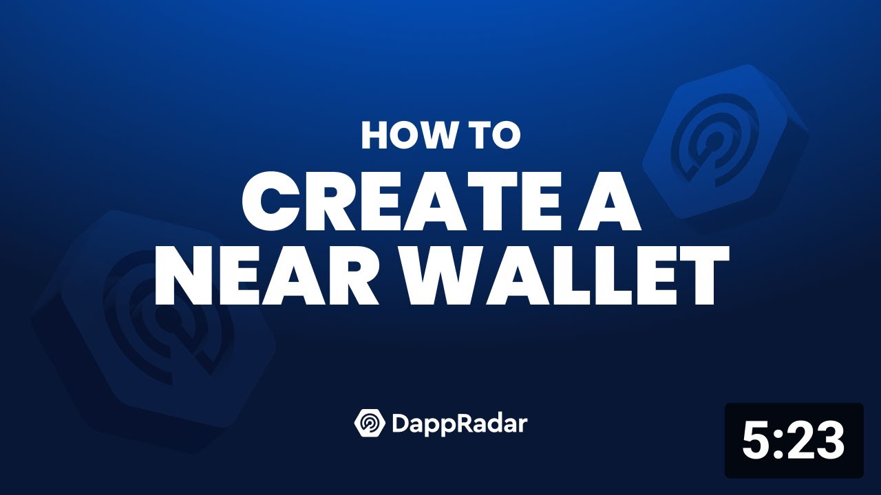 How to Create a NEAR Wallet | Updated - YouTube