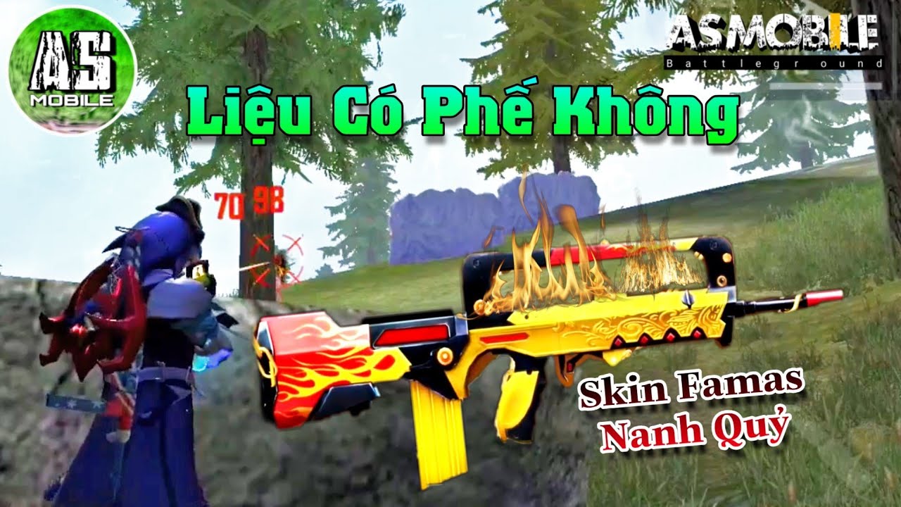 [Garena Free Fire] Test Skin Famas Nanh Quỷ | AS Mobile - YouTube