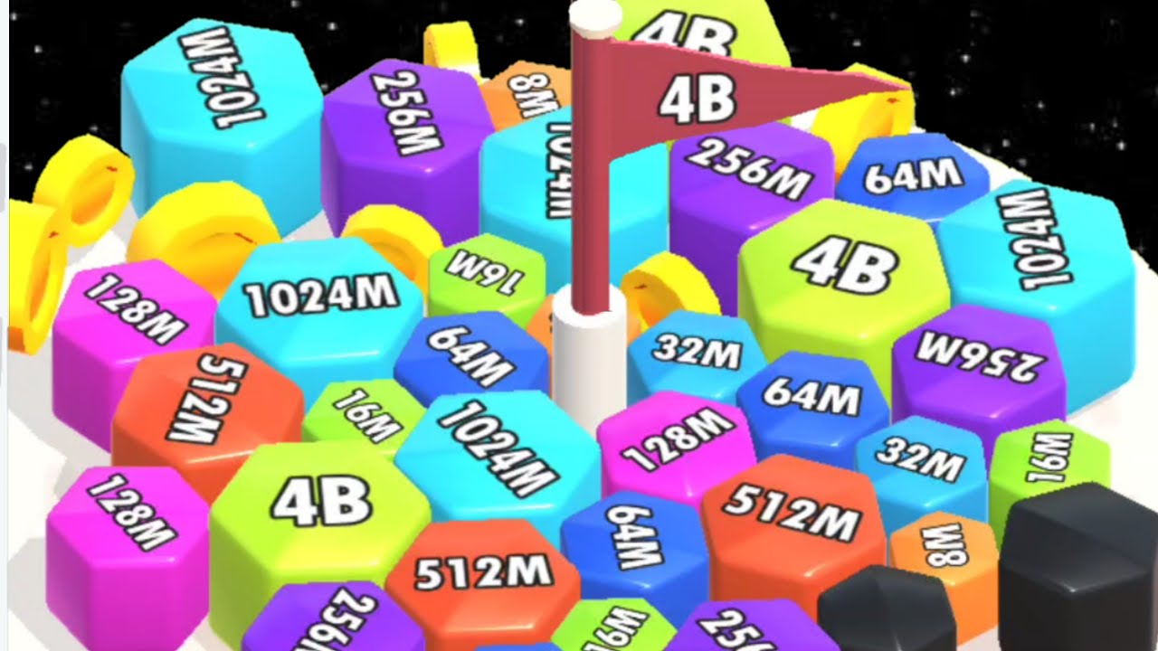 Merge Blocks 3D - 2048 Puzzle Unlock 4B - iOS Android Walkthrough ...