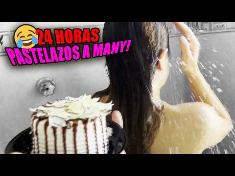24 HORAS DANDOLE PASTELAZOS A MANY *BROMA A MI ESPOSA*   @EstefanCz0