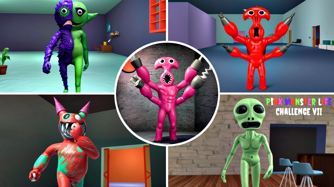 Pink Monster Life Challenge 7 Chapter 2 Speedrun - YouTube
