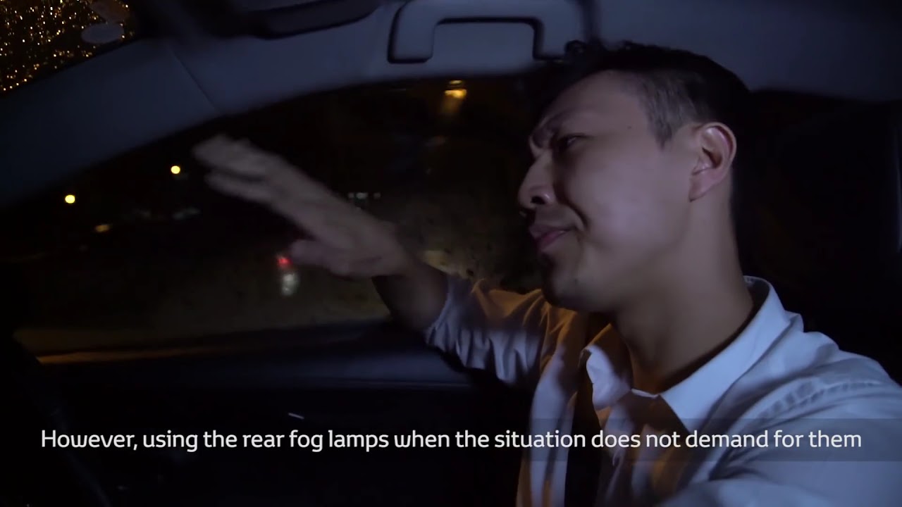 Proper Usage of Rear Fog Lamps - YouTube