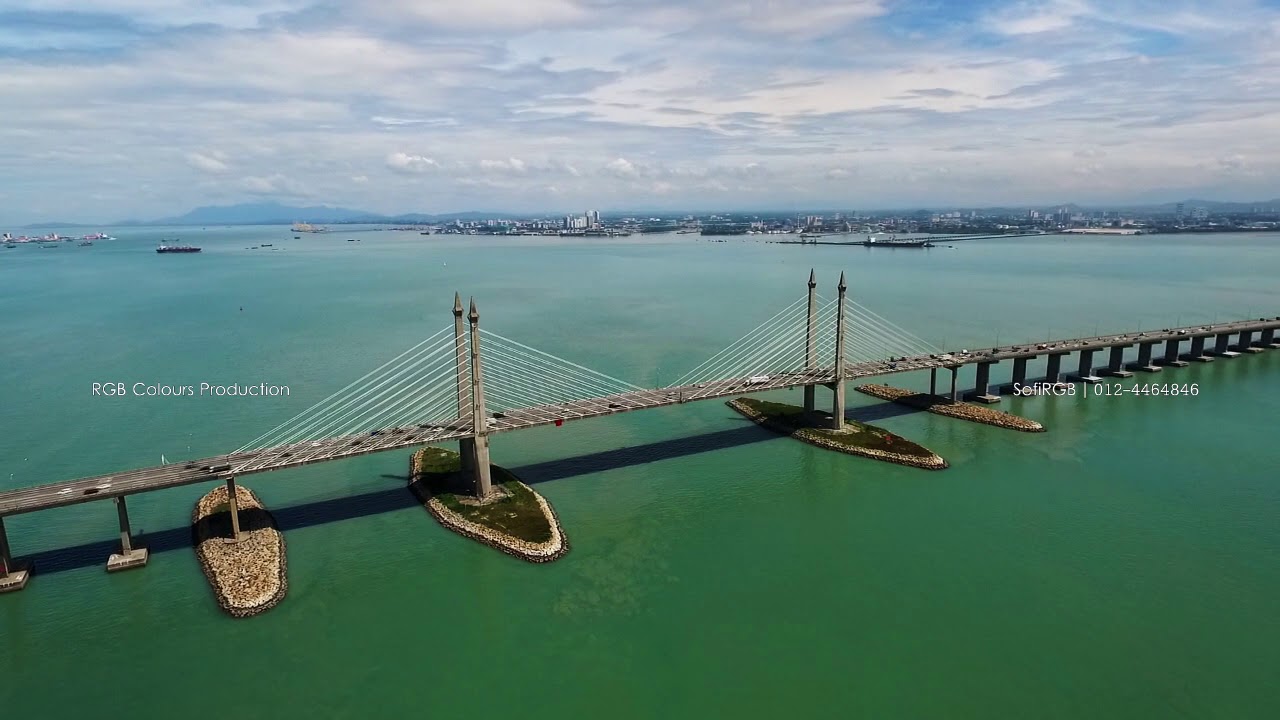 Penang Bridge aerial video by RGB - YouTube