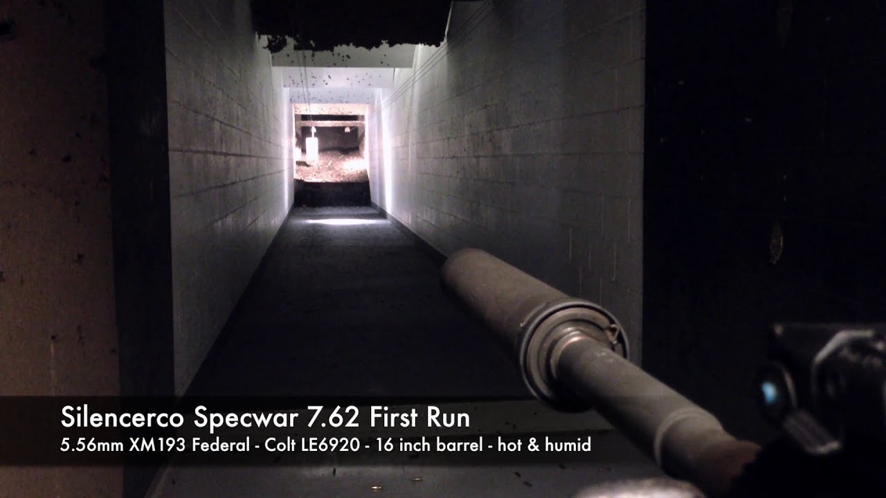 Running a Specwar 762 suppressor from SilencerCo for the first time ...
